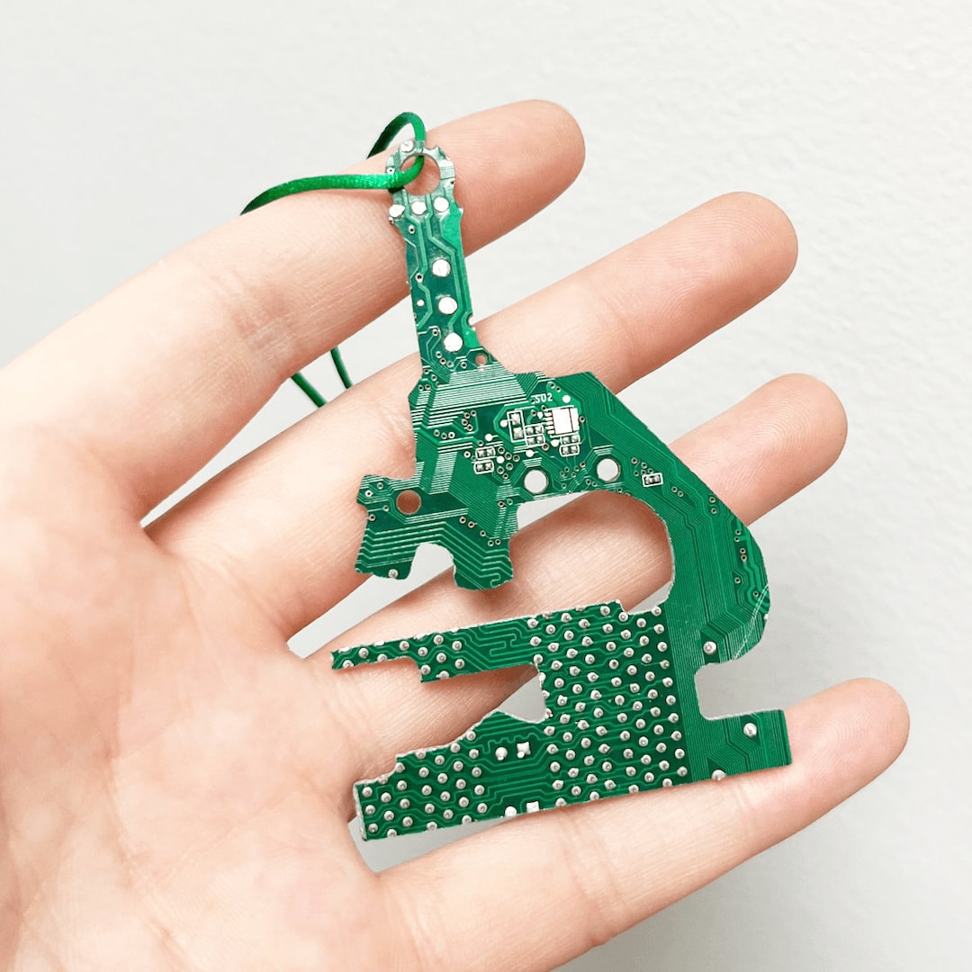 Circuit Board Microscope Ornament, Geeky Christmas Ornaments Biologist ...