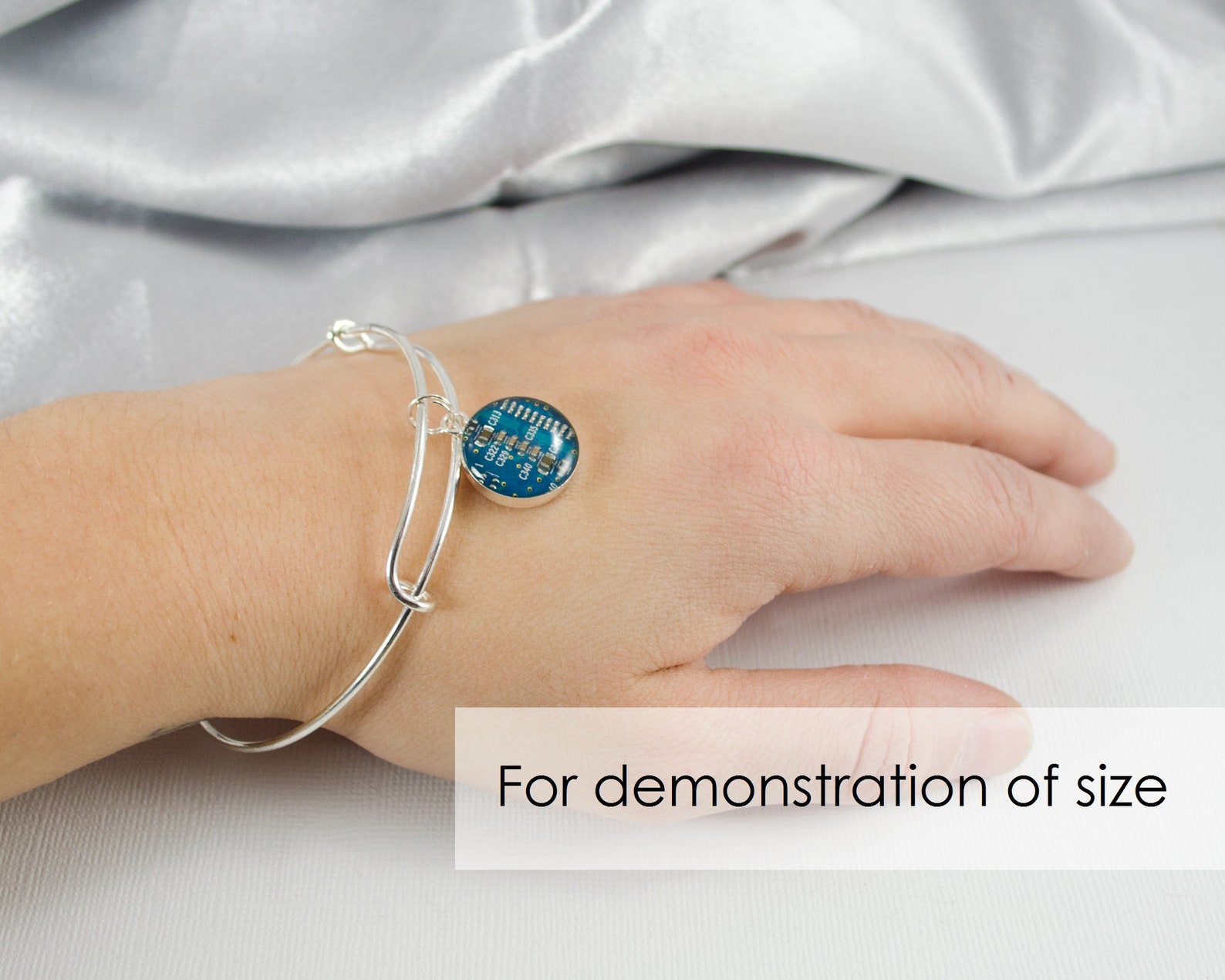 Recycled Circuit Board Expandable Bracelet, Choose Color, Electrical ...
