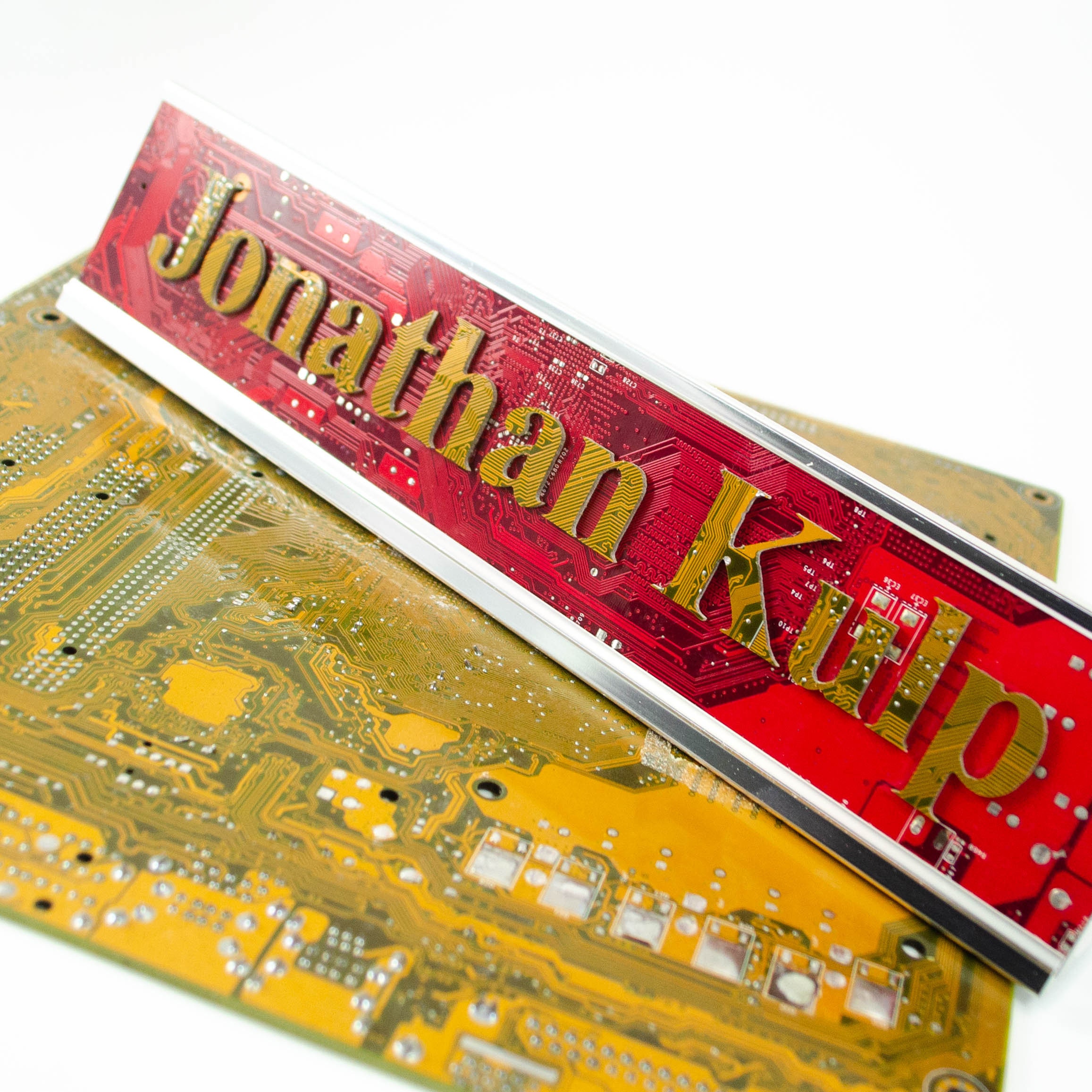 Office & School Supplies Office Circuit Board Desk Name Plate Modern ...