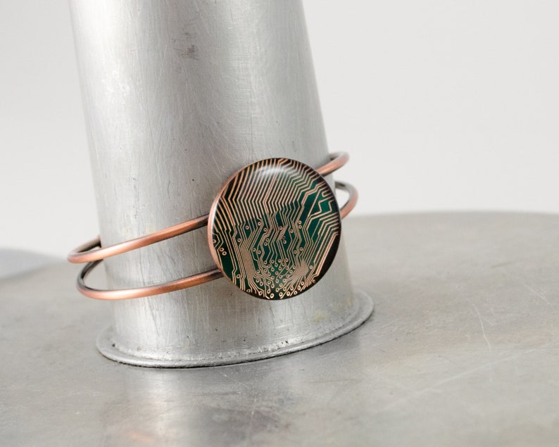 Circuit Board Bracelet Copper Circuit Board Jewelry Computer - Etsy
