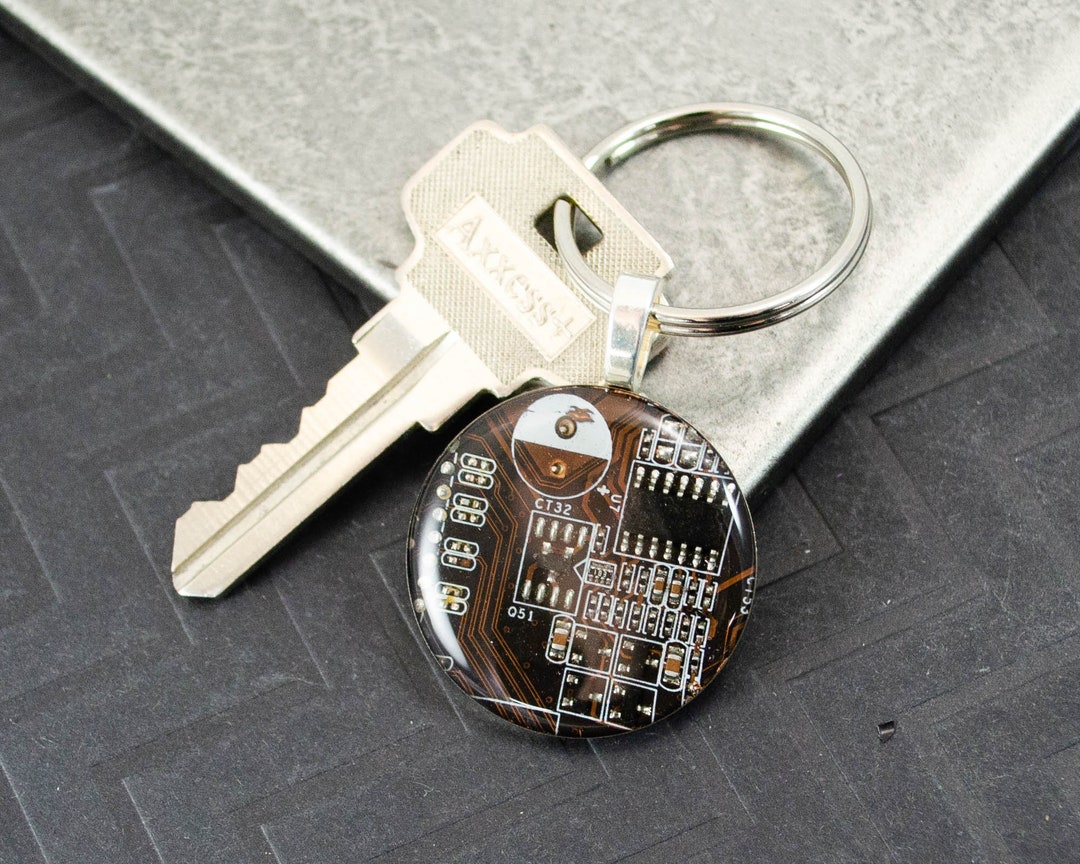 Circuit Board Keychain, Computer Engineer Gift, Fathers Day Gift ...