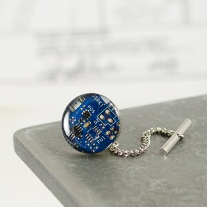 Circuit Board Tie Tack CHOOSE COLOR, Computer Engineer Gift, Geeky Tie ...