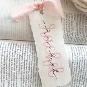 Custom Handwritten Laminated Bookmark - Etsy