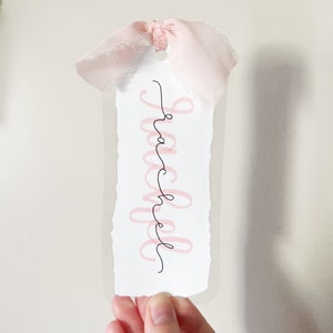 Five Custom Handwritten Laminated Bookmarks - Etsy