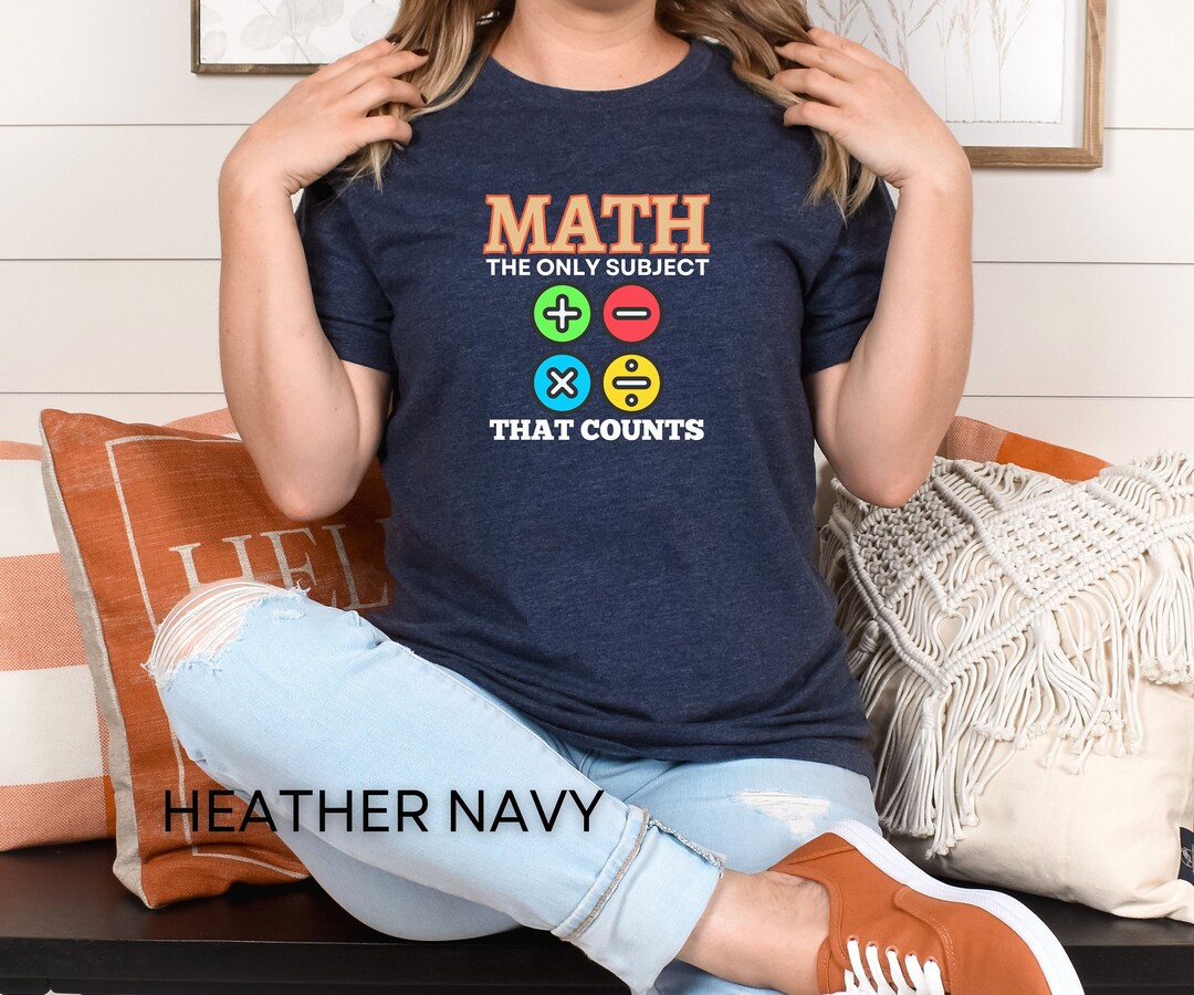 Cute Math Teacher Shirt, Math Teacher Gift Shirt, Math Teacher T-shirt ...