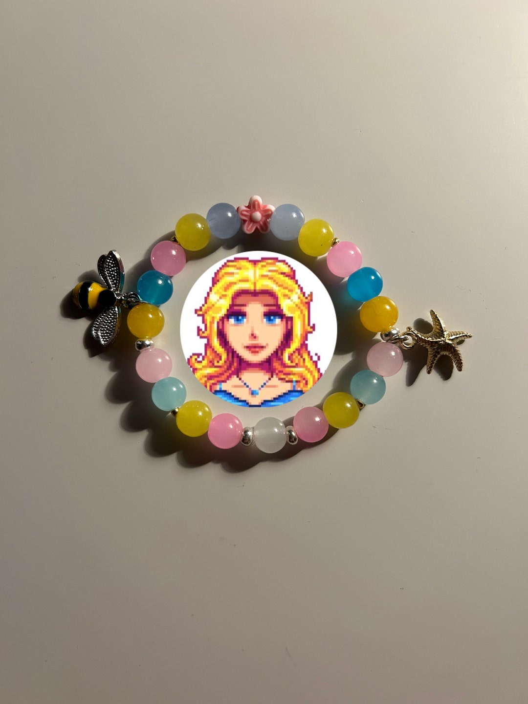 Haley From Stardew Valley Inspired Handmade Bracelet - Etsy UK