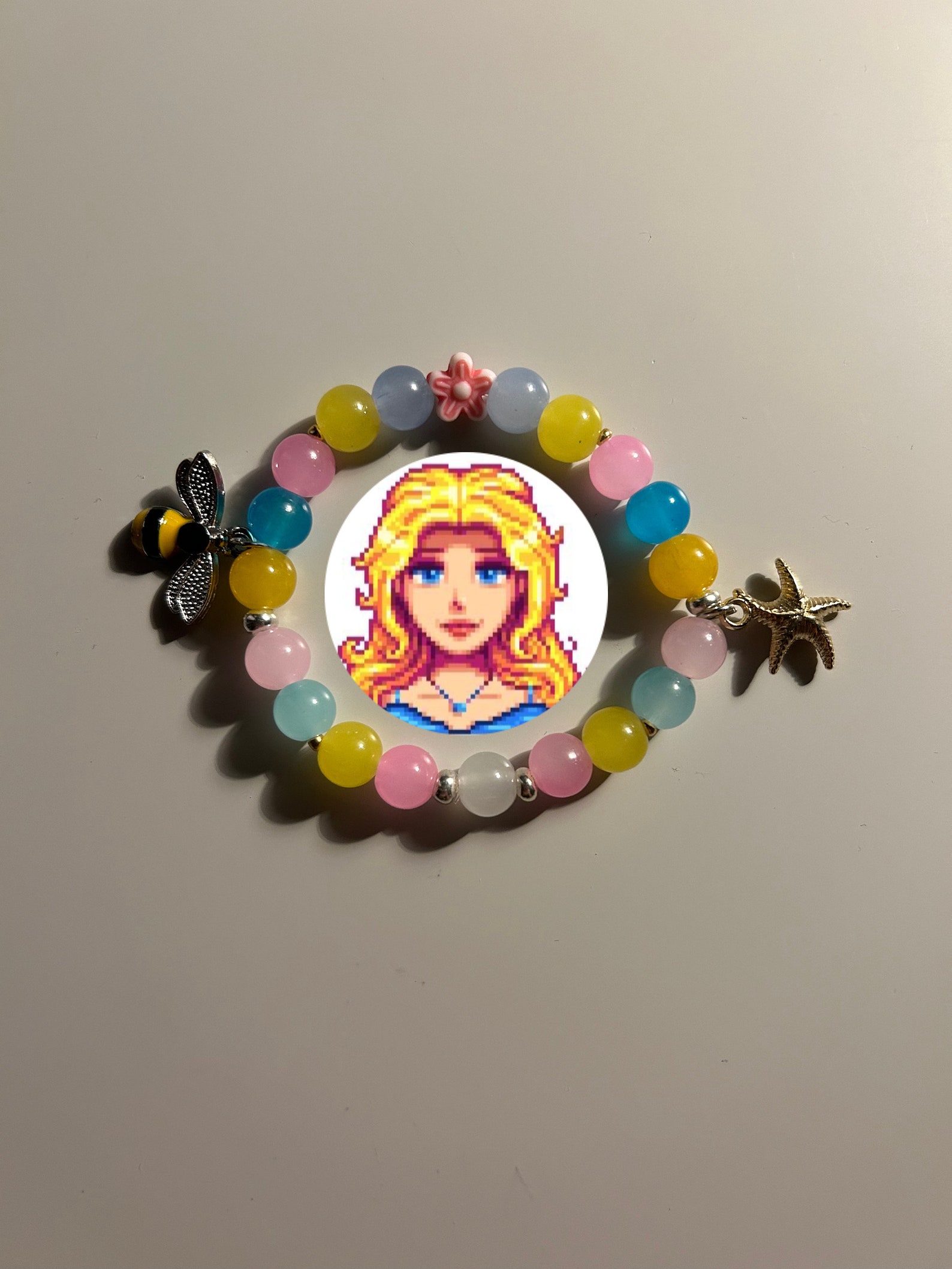 Haley From Stardew Valley Inspired Handmade Bracelet - Etsy UK