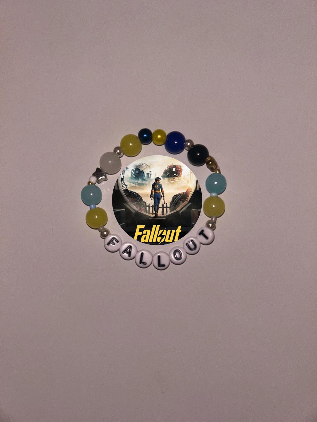 Fallout Video Game and Series Inspired Handmade Charm Beaded Bracelet ...