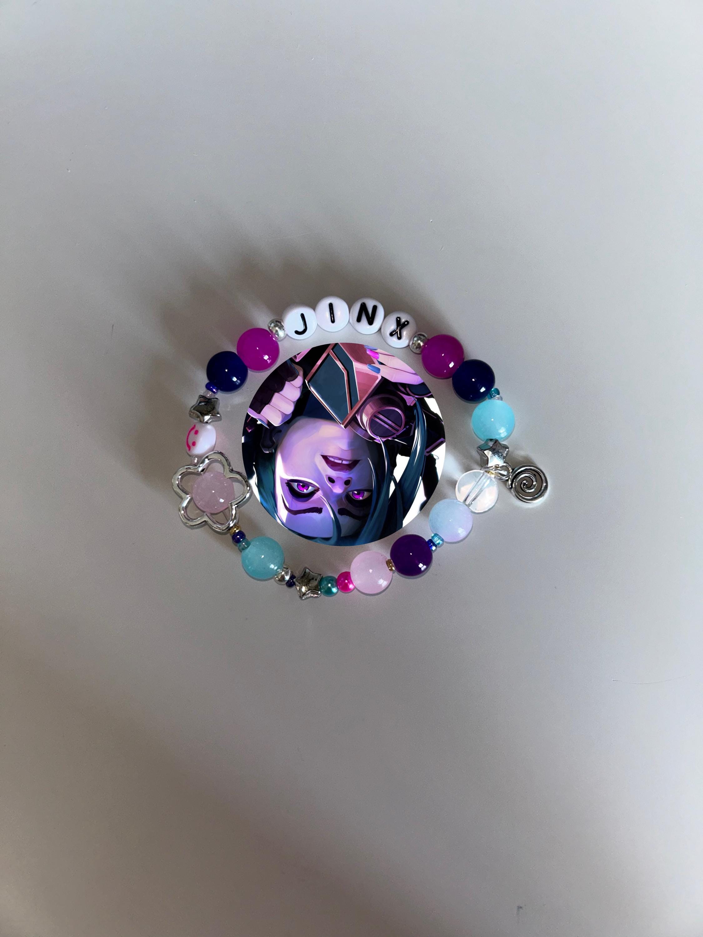 Jinx, ‘powder’, Inspired Arcane and League of Legends Handmade Bracelet ...