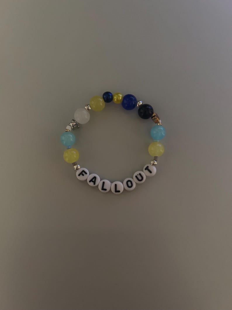 Fallout Video Game and Series Inspired Handmade Charm Beaded Bracelet ...