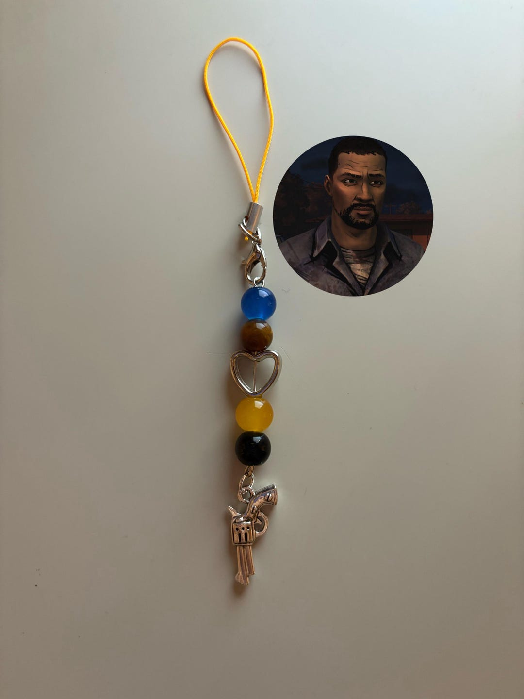 Lee Everett the Walking Dead Twd Inspired Handmade Beaded and Charmed ...