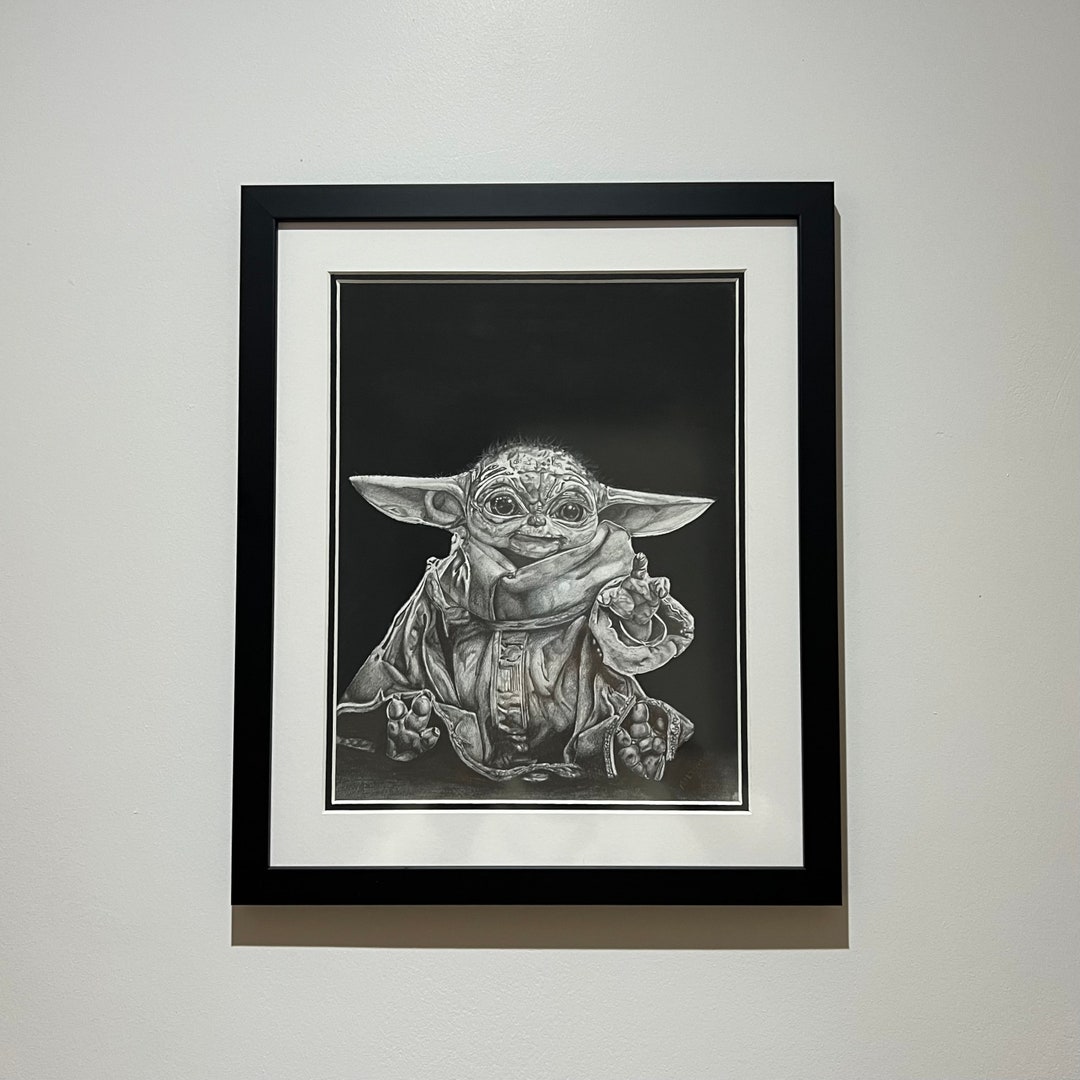 Grogu Drawing - Etsy