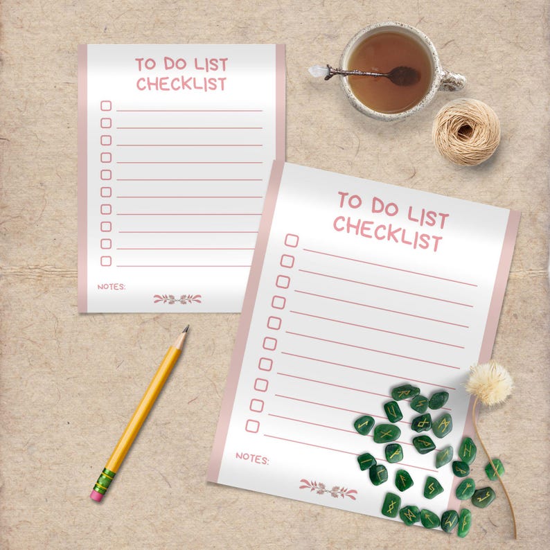 To-do List Printable PDF – Daily Task List & Priority Checklist ...