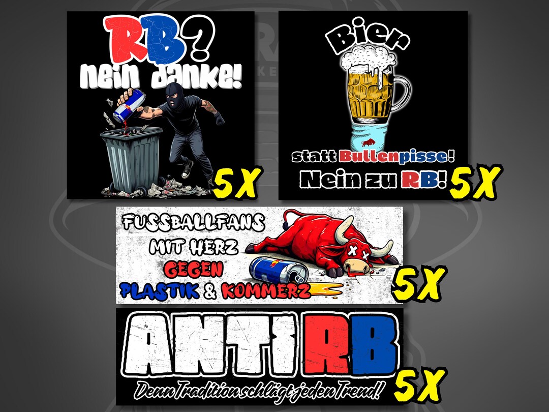 Anti RB Stickers - 20 Stickers in a Set or Individually Selectable ...