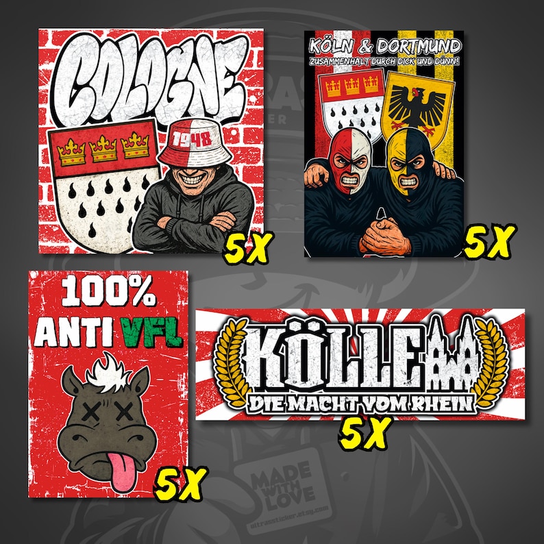 Cologne Stickers - 20 Stickers in a Set or Individually Selectable - Etsy