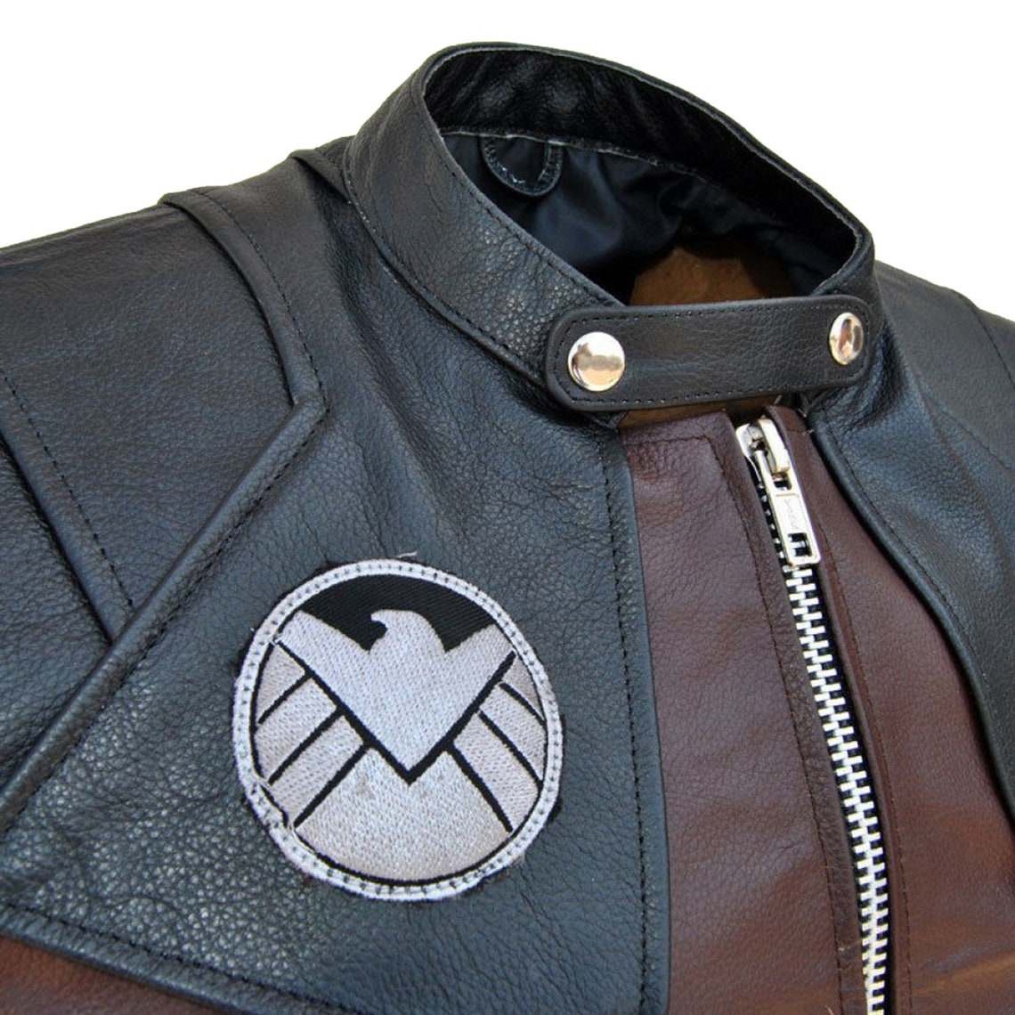 Mens Hawkeye the Avengers Fashionable Formal Motorcycle Biker Genuine ...