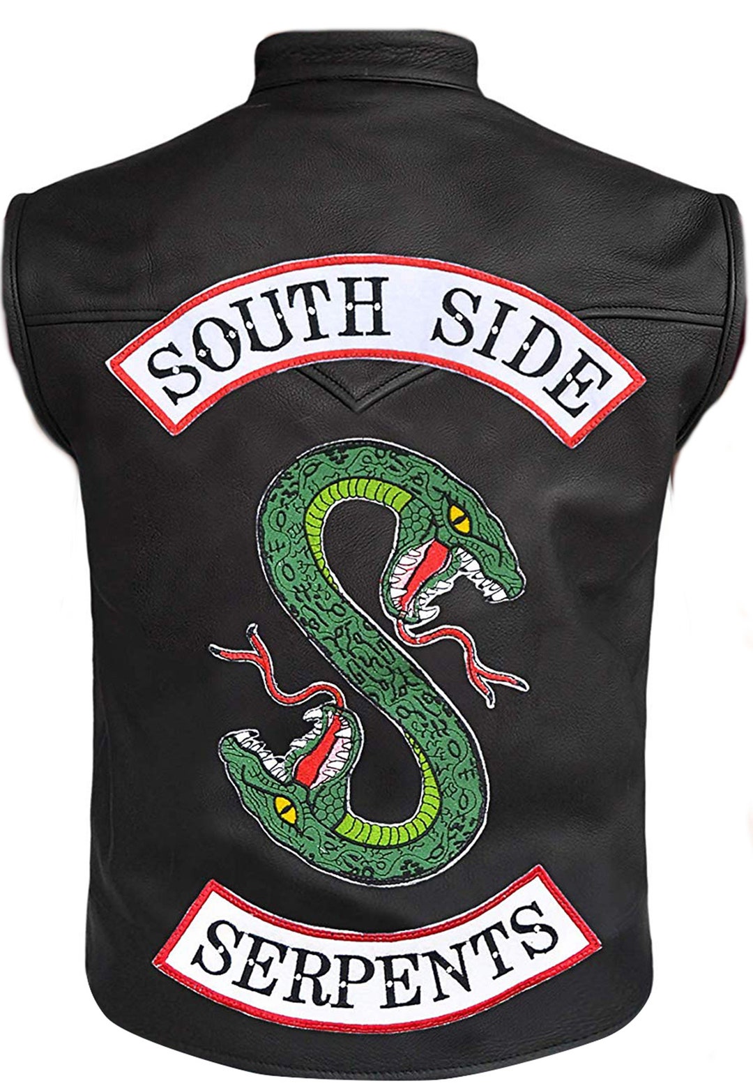 Mens South Side Serpent Cosplay Costume Motorcycle Biker Halloween ...