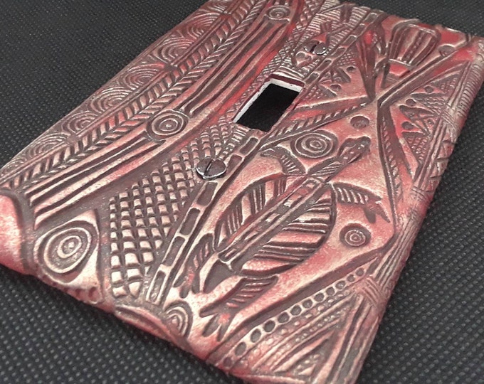 Handcrafted - Switch Plate - Single/jumbo - Light Switch Plate Cover ...
