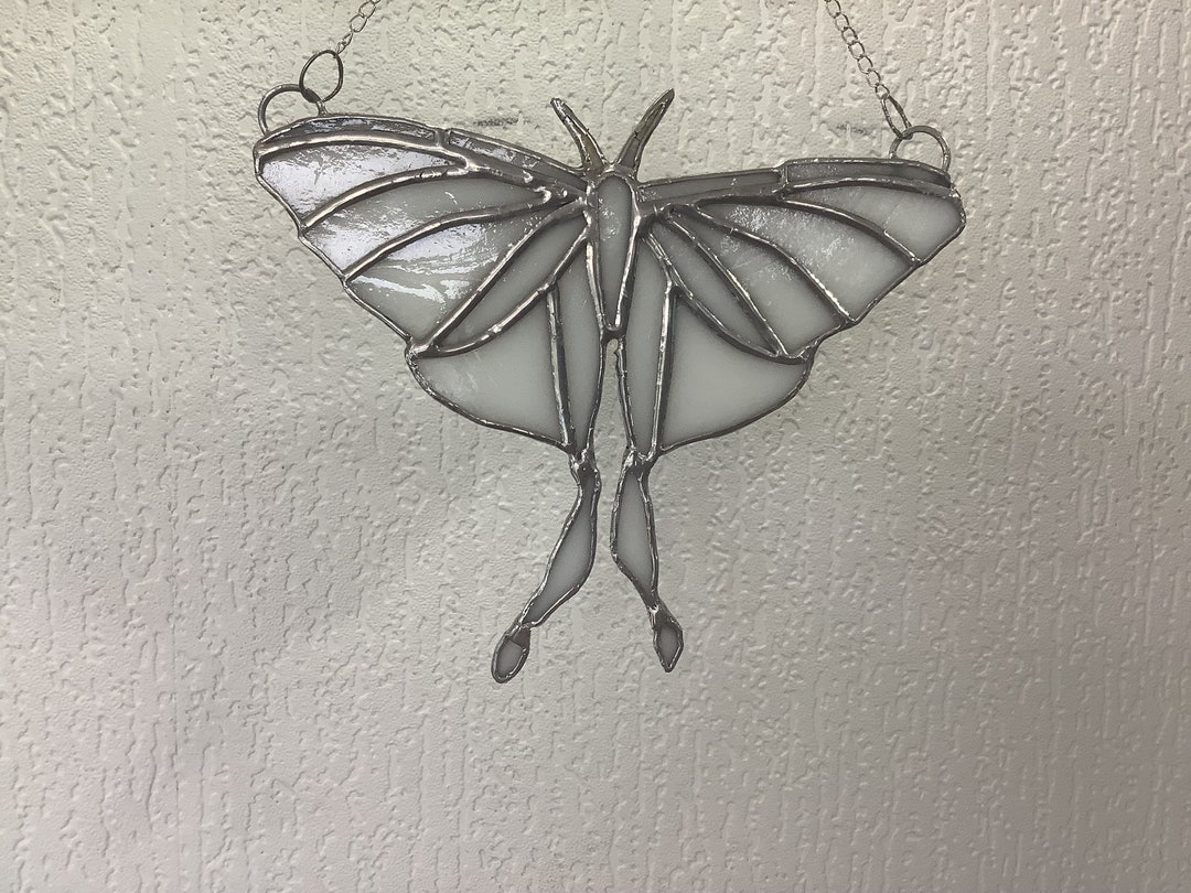 Stained Glass Luna Moth - Etsy