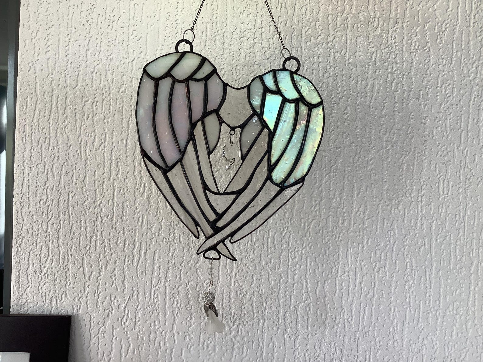 Staind Glass, Angel Wings, With Crystals, Hand Made. - Etsy
