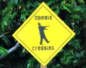 PDF: Zombie Crossing Sign Halloween Crossing Sign Party - Etsy