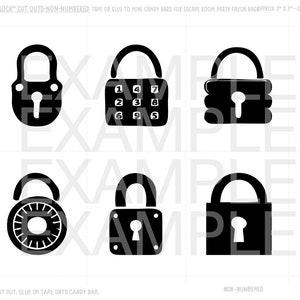 Candy Bar "lock" and "key" Cut-outs - Escape Room-themed PDF - Approx 2 ...