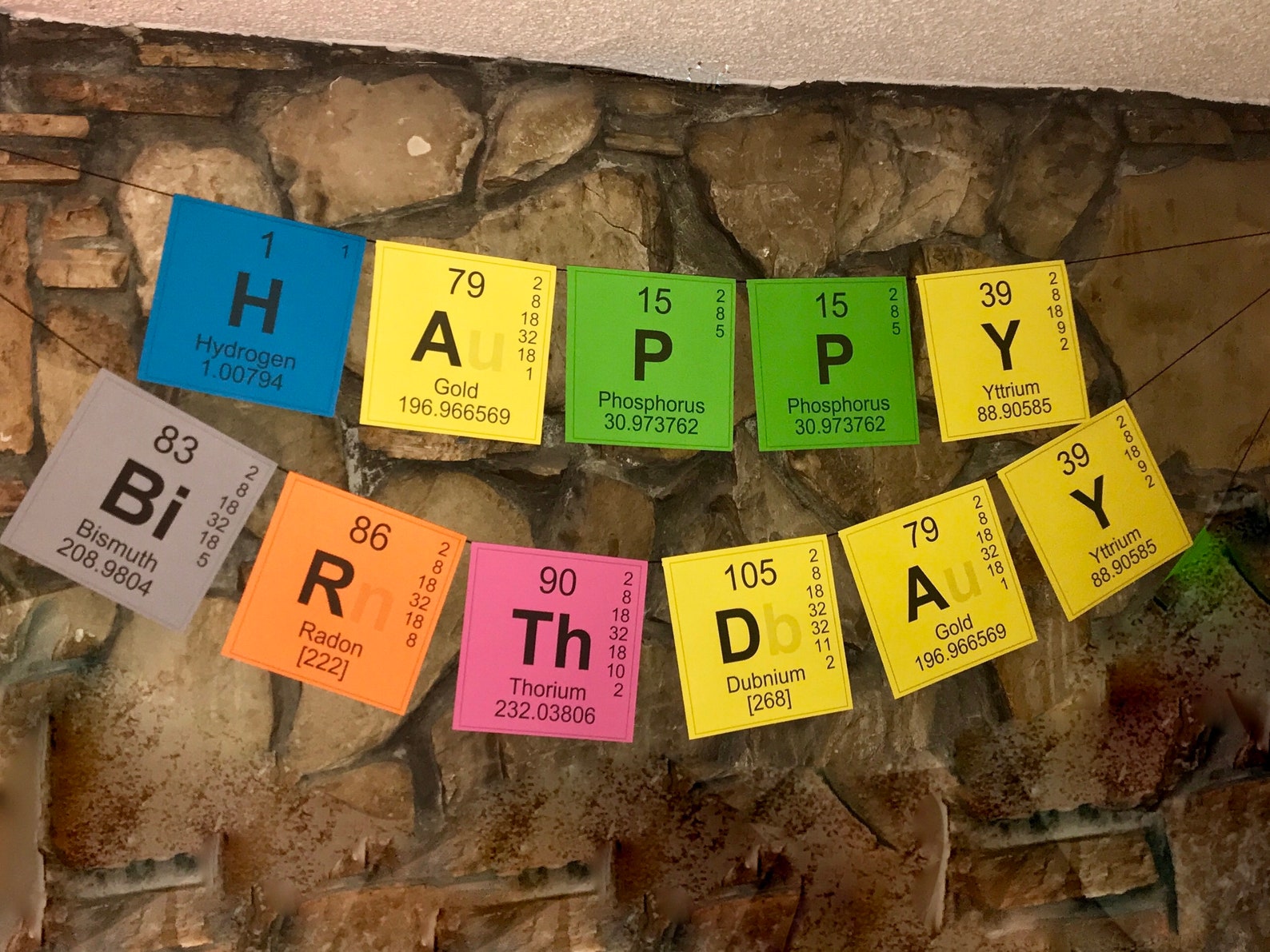 PDF: Periodic Table of Elements Pennant Banner for Chemistry/science ...