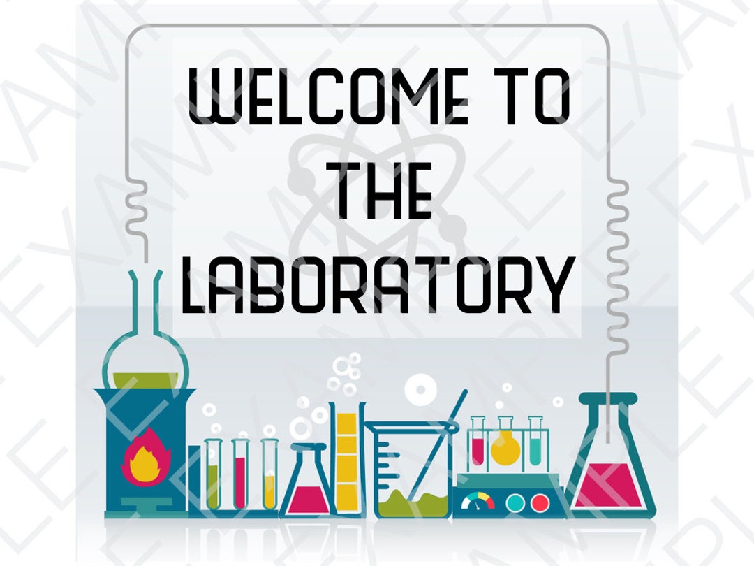 PDF: Chemistry/science Party Entrance Sign - Printable Instant Download ...