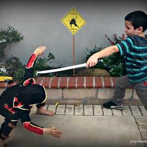 PDF: Ninja Crossing Sign Printable Instant Download Ninja Themed ...