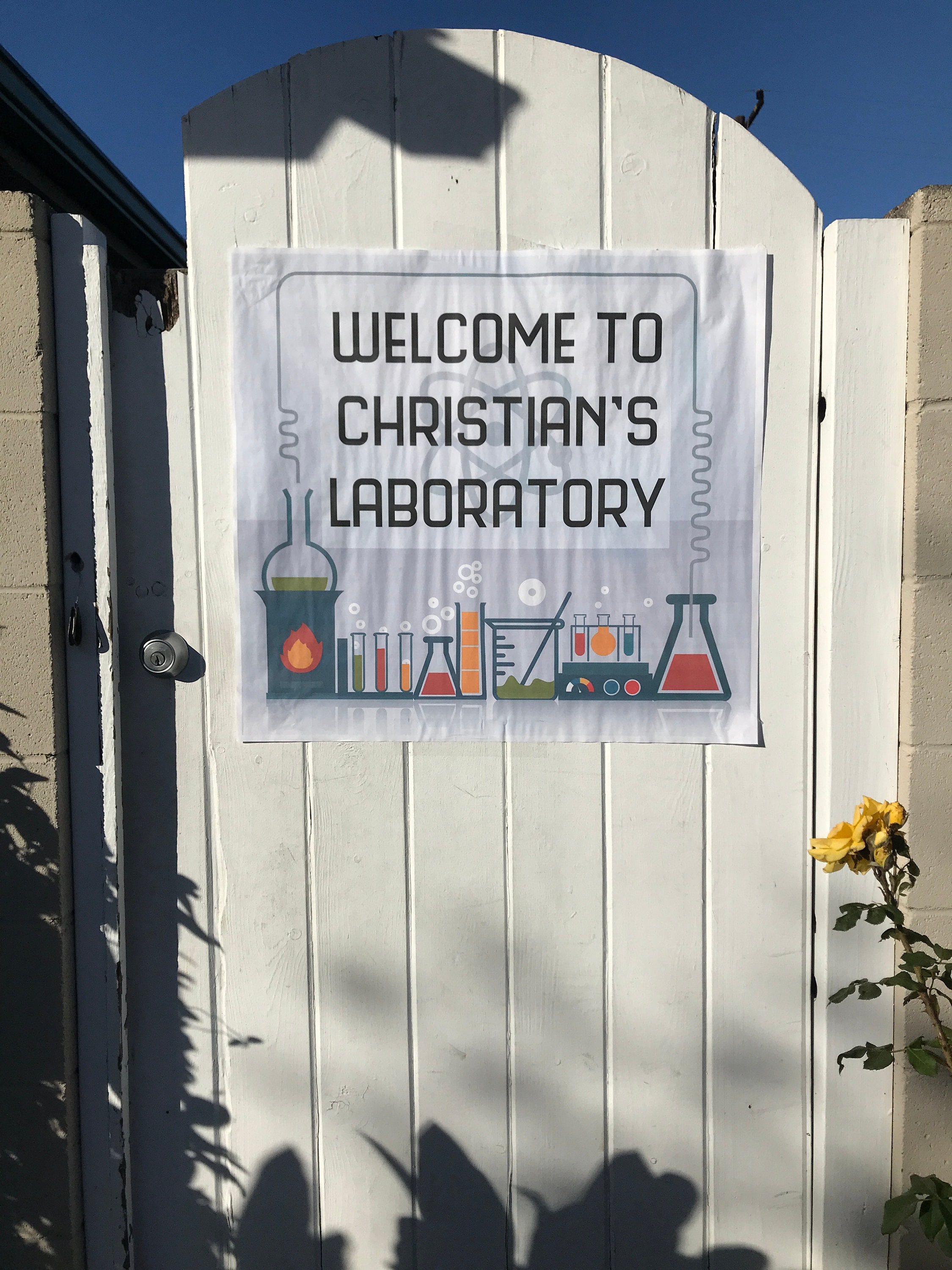 PDF: Chemistry/science Party Entrance Sign - Printable Instant Download ...