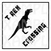 PDF: T-rex Crossing Sign - Printable Instant Download Dinosaur Themed ...
