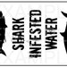 PDF: Shark Water Bottle Label Wraps W BONUS shark Infested Water Sign ...