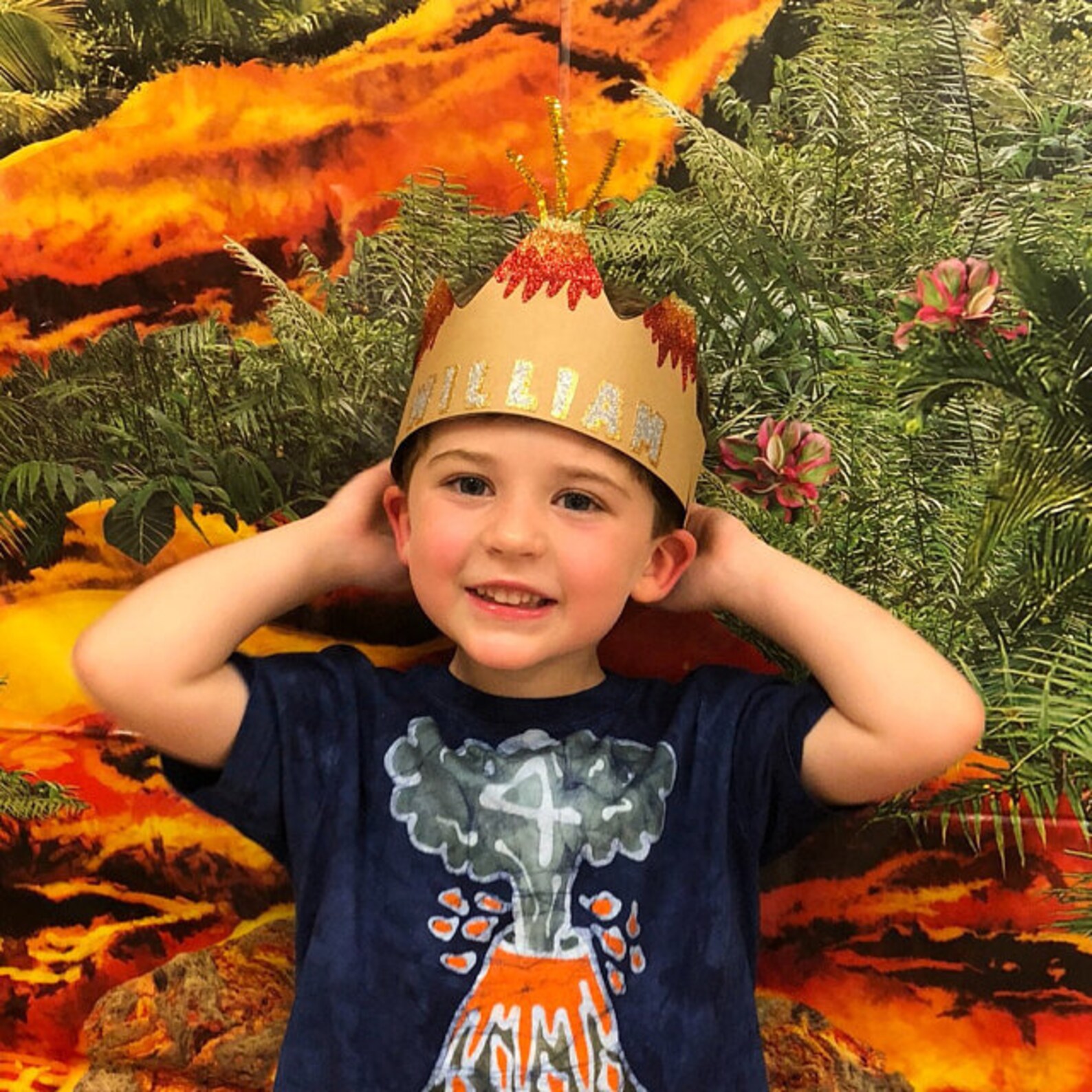 PDF: Volcano Crown Template and Tutorial Digital File DIY Printable ...