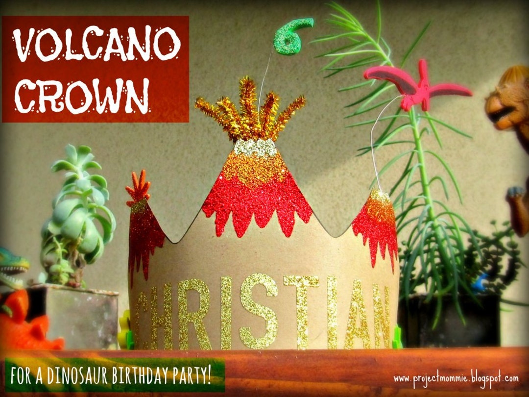 PDF: Volcano Crown Template and Tutorial - Digital File DIY Printable ...