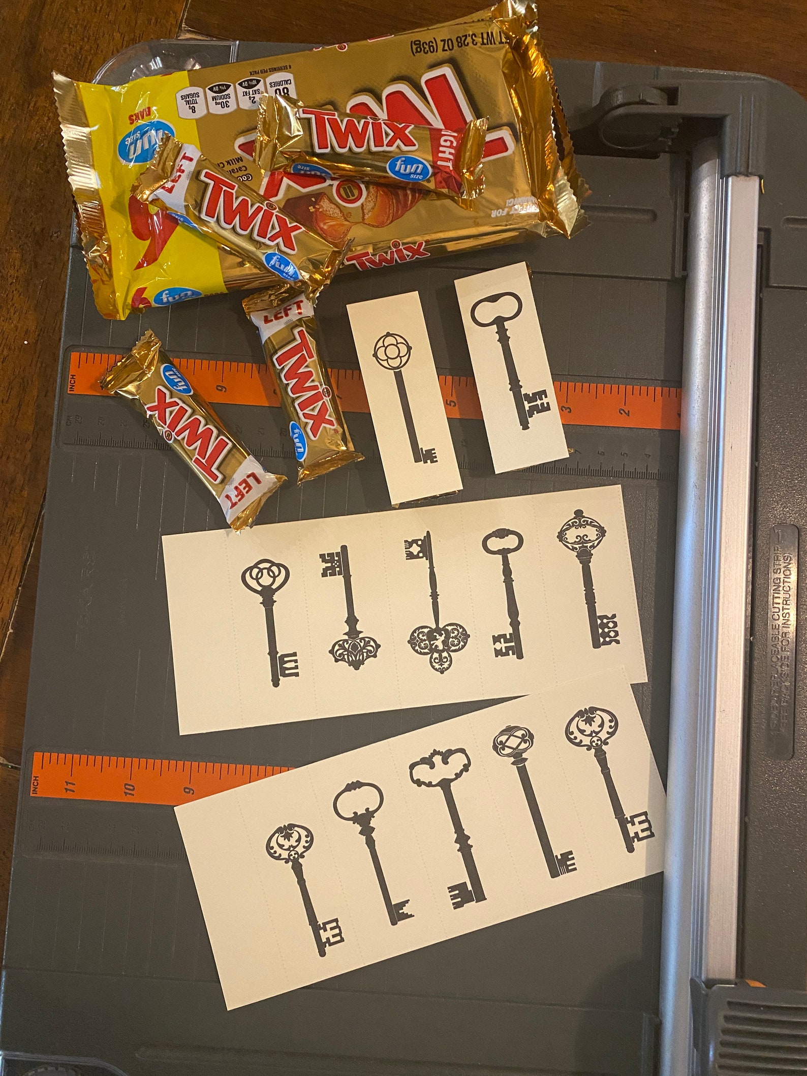 Escape Room Candy Bar "lock & Key" Cut-outs PDF - Approx 1" X 3" and 2 ...