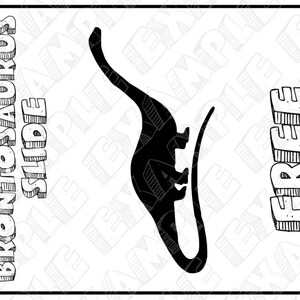 PDF: brontosaurus Slide Free Sign Printable - Etsy
