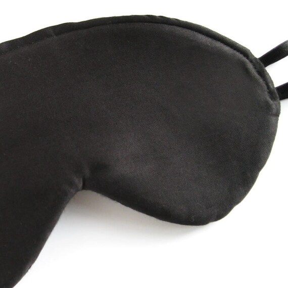 Eye Mask in Plain Black Fully Adjustable | Etsy