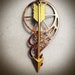 Gear & Arrow Steampunk Necklace Goth Valentine's Day - Etsy