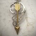 Gear & Arrow Steampunk Necklace Goth Valentine's Day - Etsy