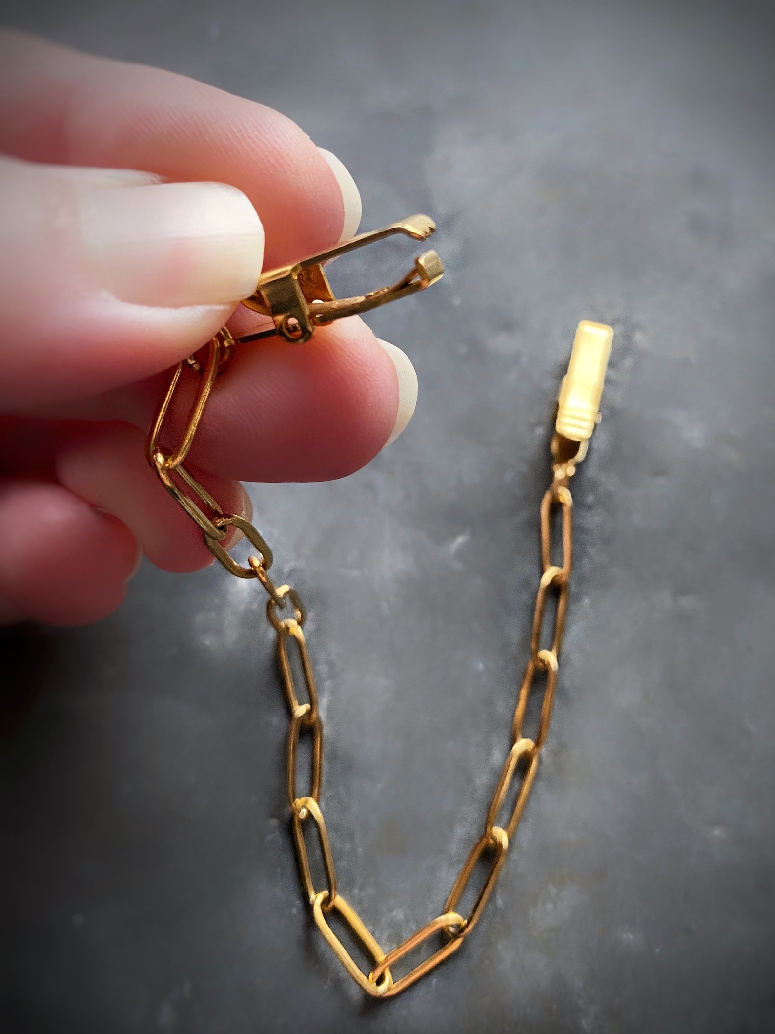 Gold Sweater Clip: Paper Clip Chain Collar Guard - Etsy