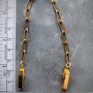 Gold Sweater Clip: Paper Clip Chain Collar Guard - Etsy