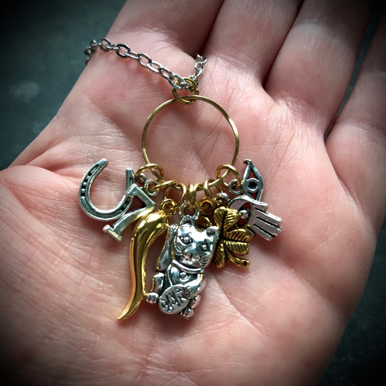 The Luckiest Necklace in the World Lucky Charm St Patricks - Etsy