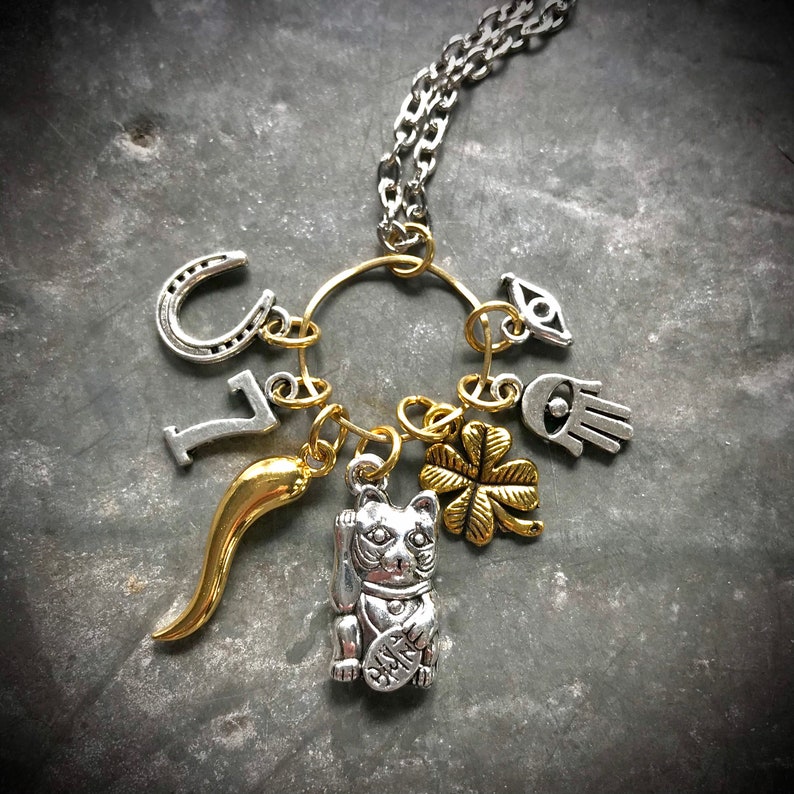 The Luckiest Necklace in the World Lucky Charm St Patricks - Etsy