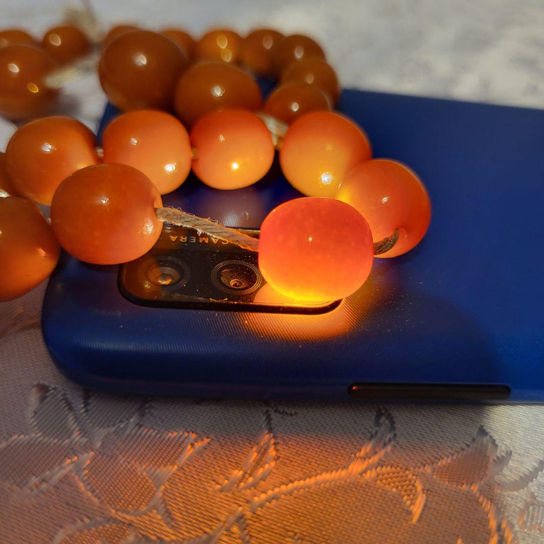 Bakelite Jewelry Futoran Amber Jewelry Amber Necklace Authentic Antique ...