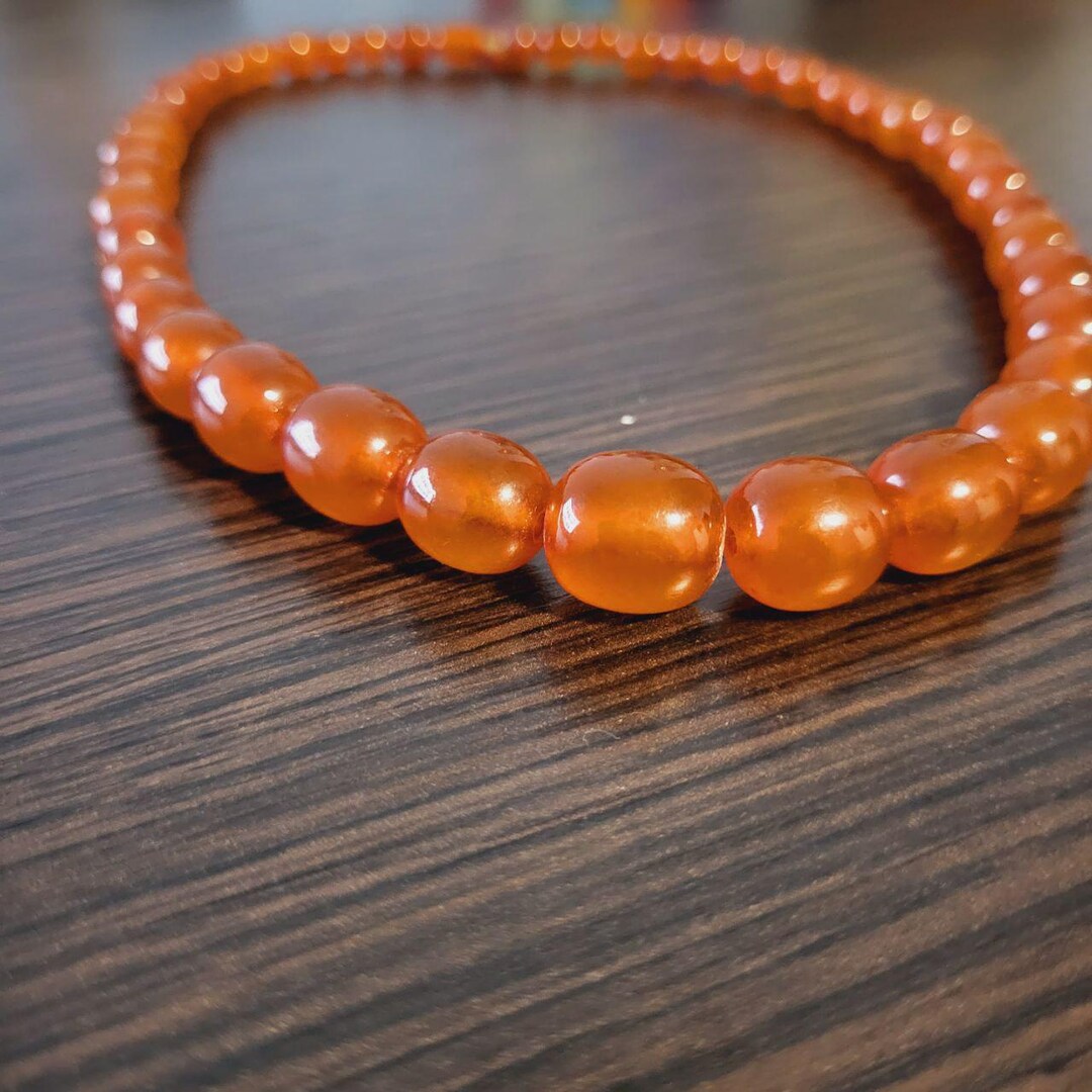 Bakelite Jewelry Futoran Amber Jewelry Amber Necklace 30g Magnificent ...
