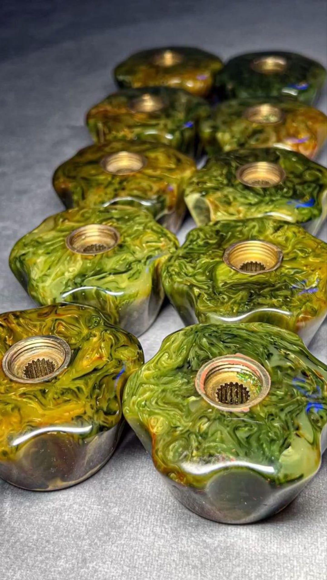 Antique Bakelite Knobs With Marble Finish Catalin Bakelite - Etsy