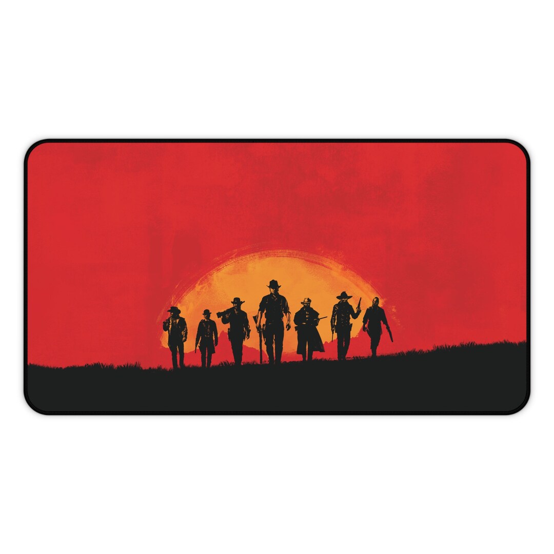 Red Dead Redemption 2 Mousepad Artwork - Etsy