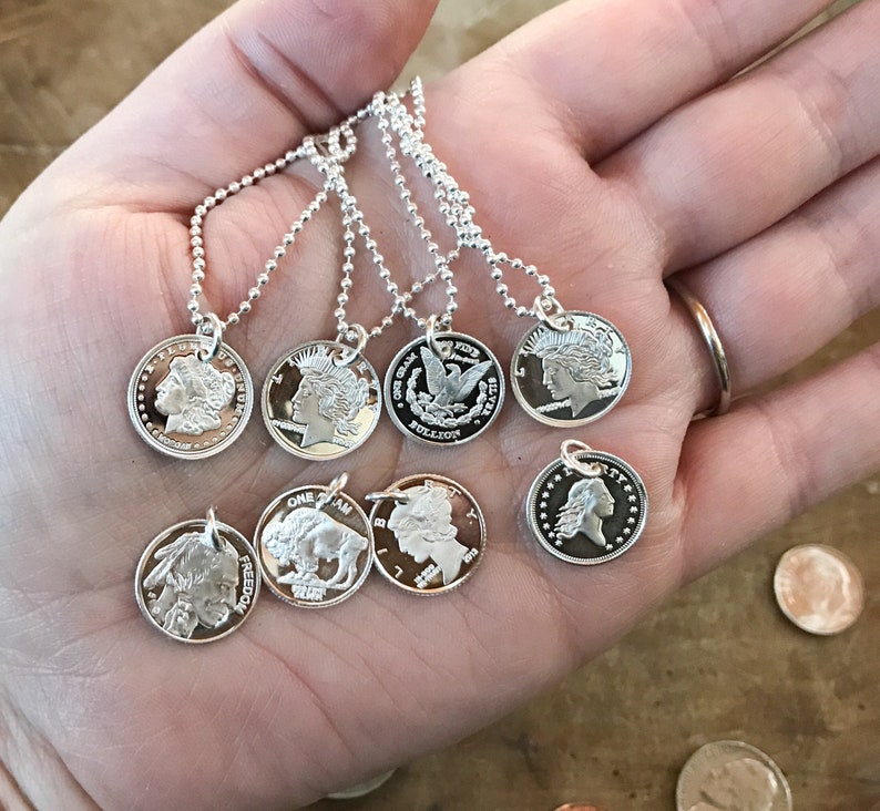 Mini Mints Pure Silver Coin Charms - Etsy
