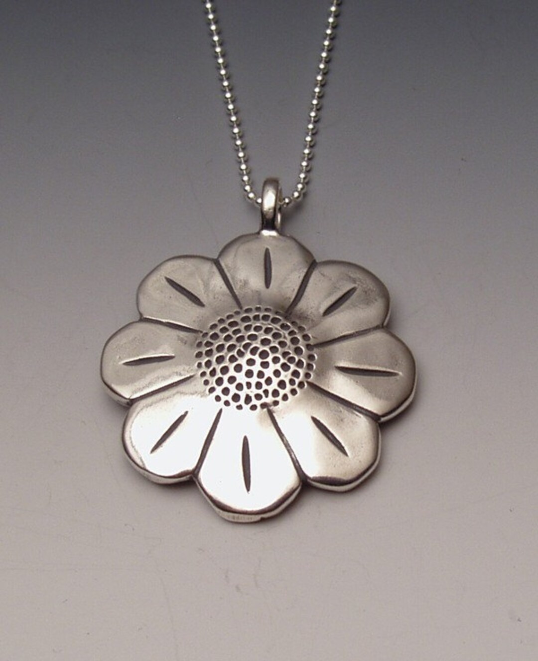 Daisy Dollar Pendant Made From Morgan Silver Dollar Coin - Etsy