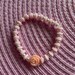 Pink Rose Bracelet - Etsy